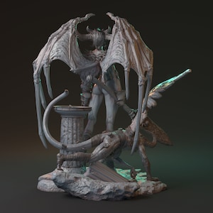 Dämonen Königin Miniatur Lilith Manakane Aytress Pathfinder 32mm/75mm ...