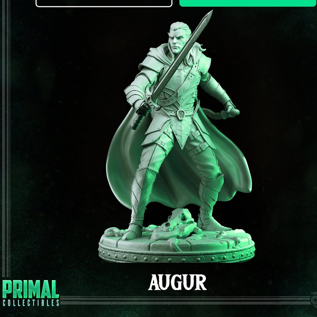 Elf Schurke - High Elf Miniatur | Augur | Tabletop | RPG | Pathfinder ...