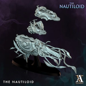 The Nautiloid Tabletop Miniatur Mind Flayer Massive Extraplanar Ship ...