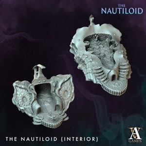 The Nautiloid Tabletop Miniatur Mind Flayer Massive Extraplanar Ship ...