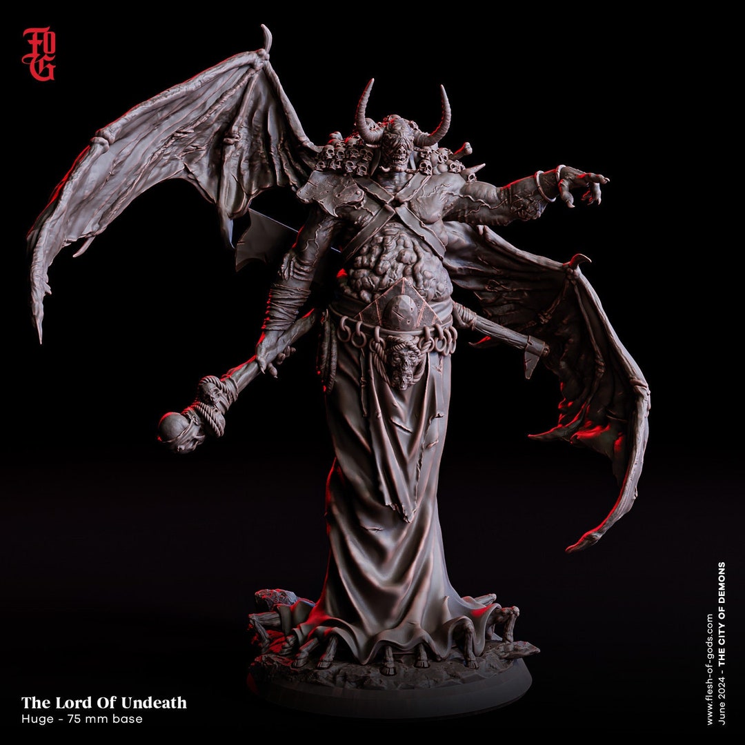 Demon Prince Miniatur the Lord of Undeath Teufel Ttgaming Dnd ...