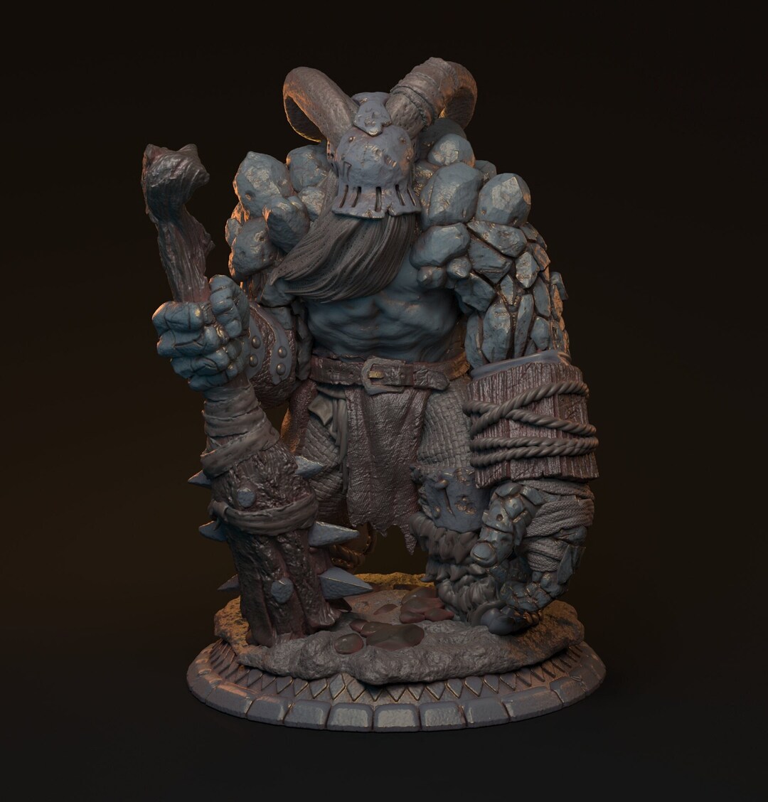 Steingolem Miniatur Golem Pathfinder Tabletop Dnd - Etsy
