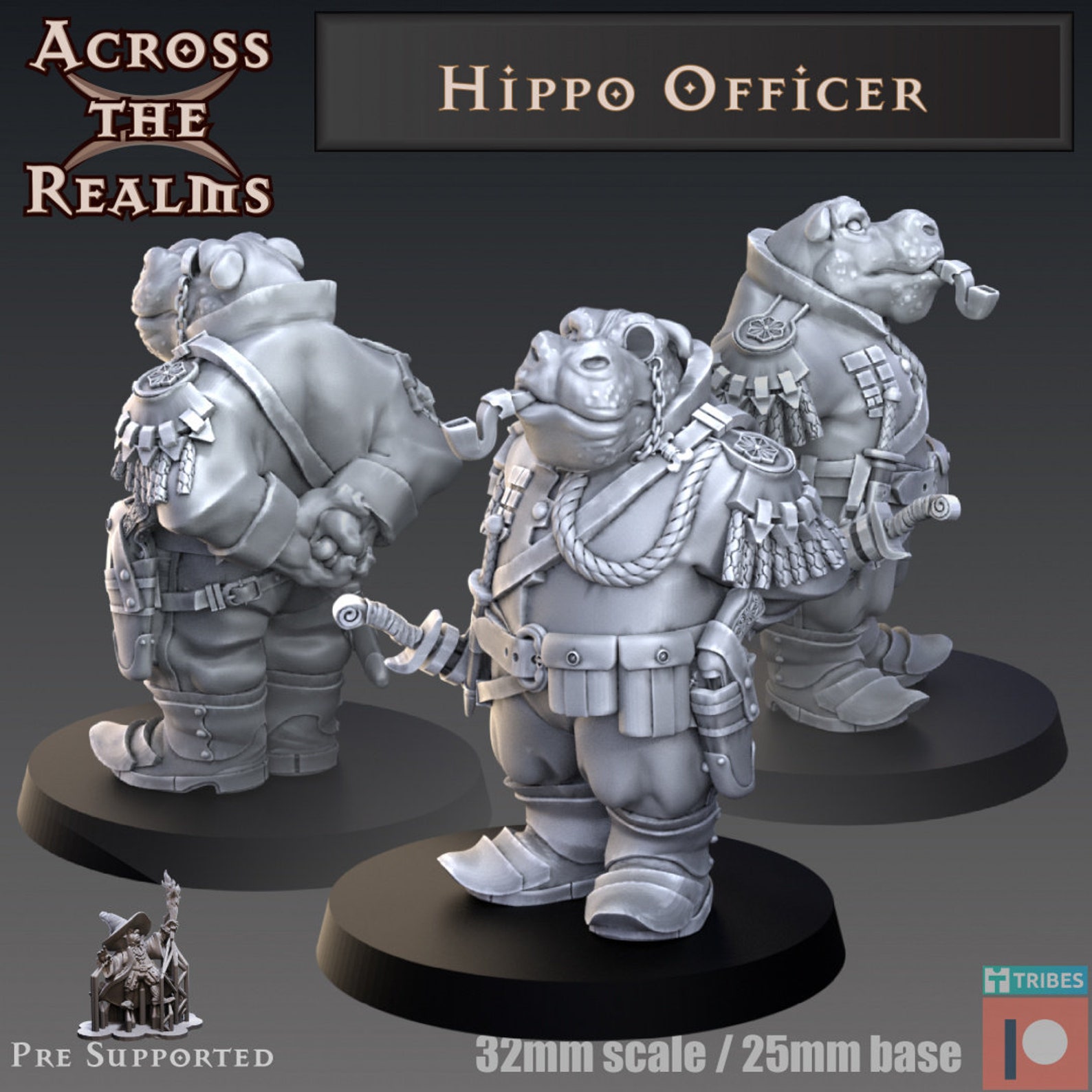 Storm Hippos Tabletop Hippofolk Miniatur Giff Miniature - Etsy
