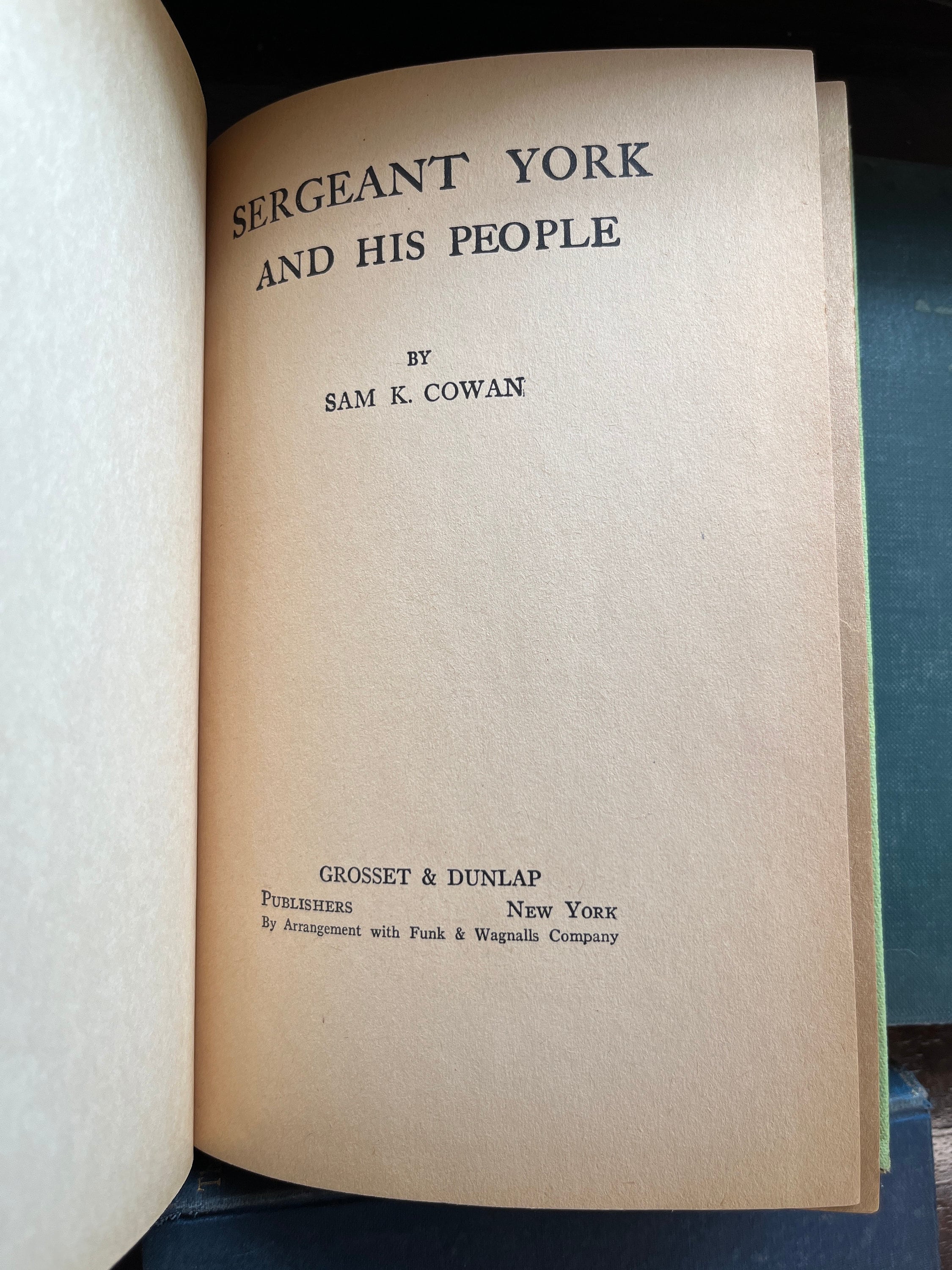 Antique Book Stack - Sergeant York and His People, Teaching the Common ...
