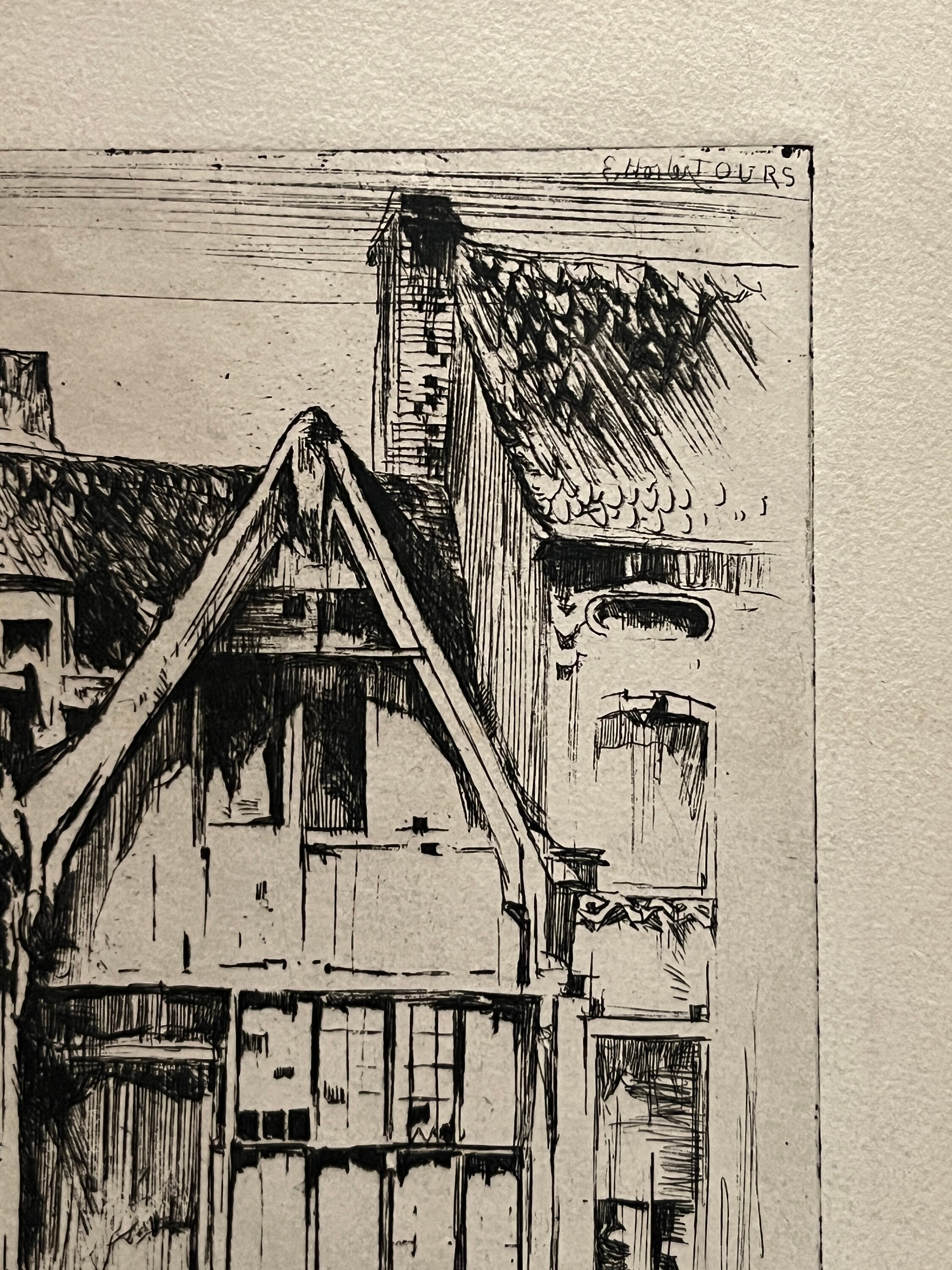Earl Horter - Tours Etching/engraving - Listed and Notable Artist ...