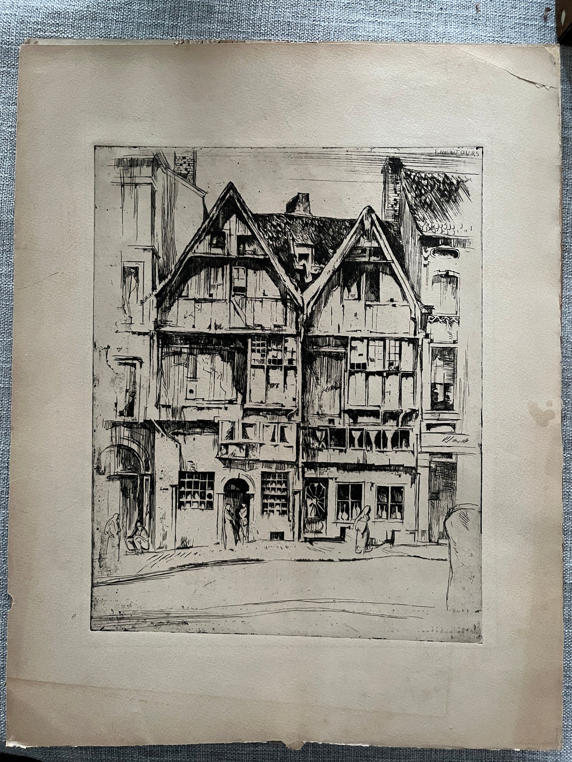 Earl Horter Tours Etching/engraving Listed and Notable Artist Good ...