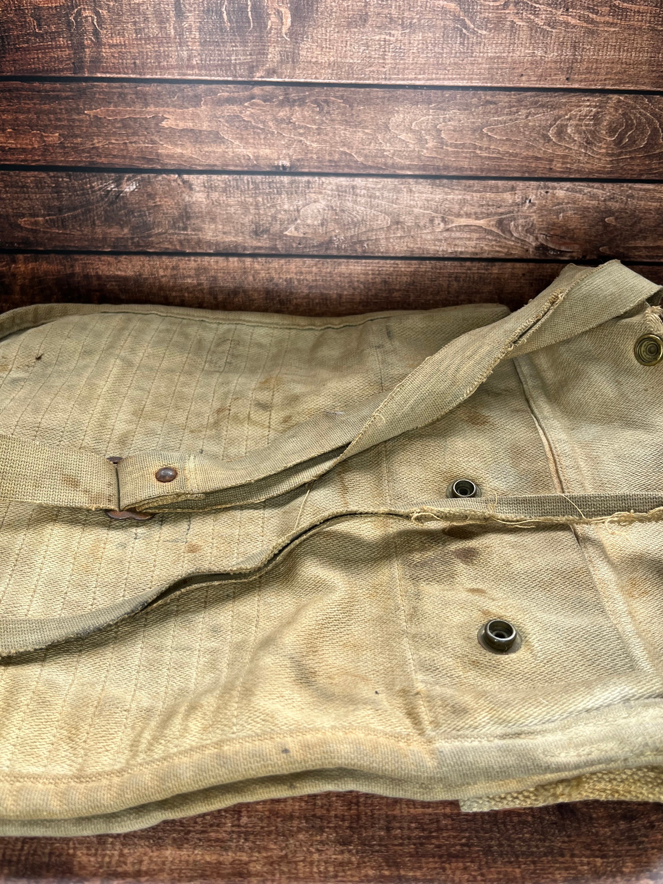 Antique Military Grenade Bag Marked U.S. - Field Wear - Weathered ...