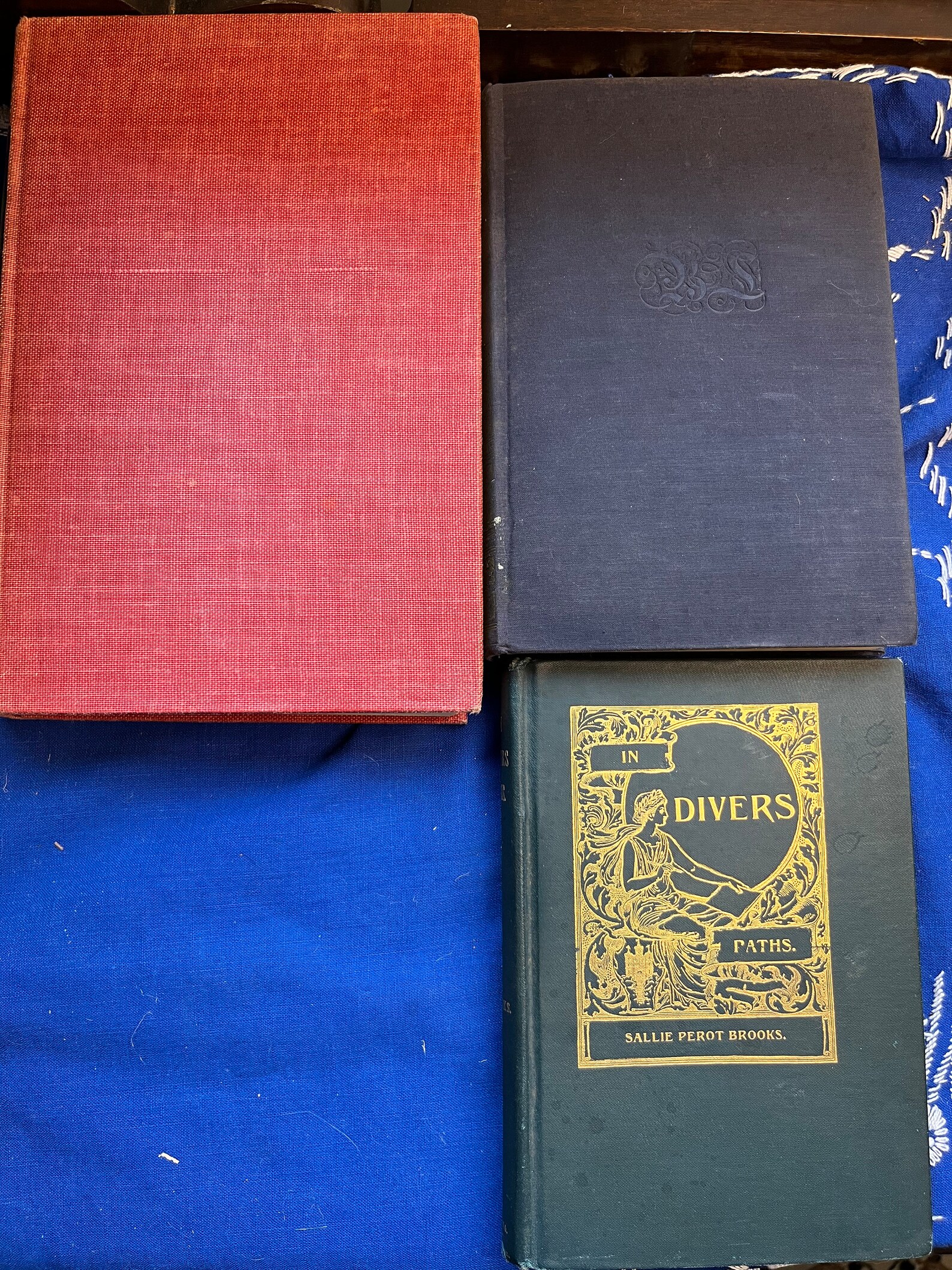 Primary Colors Antique Book Stack - in Divers Paths, Five and Ten ...