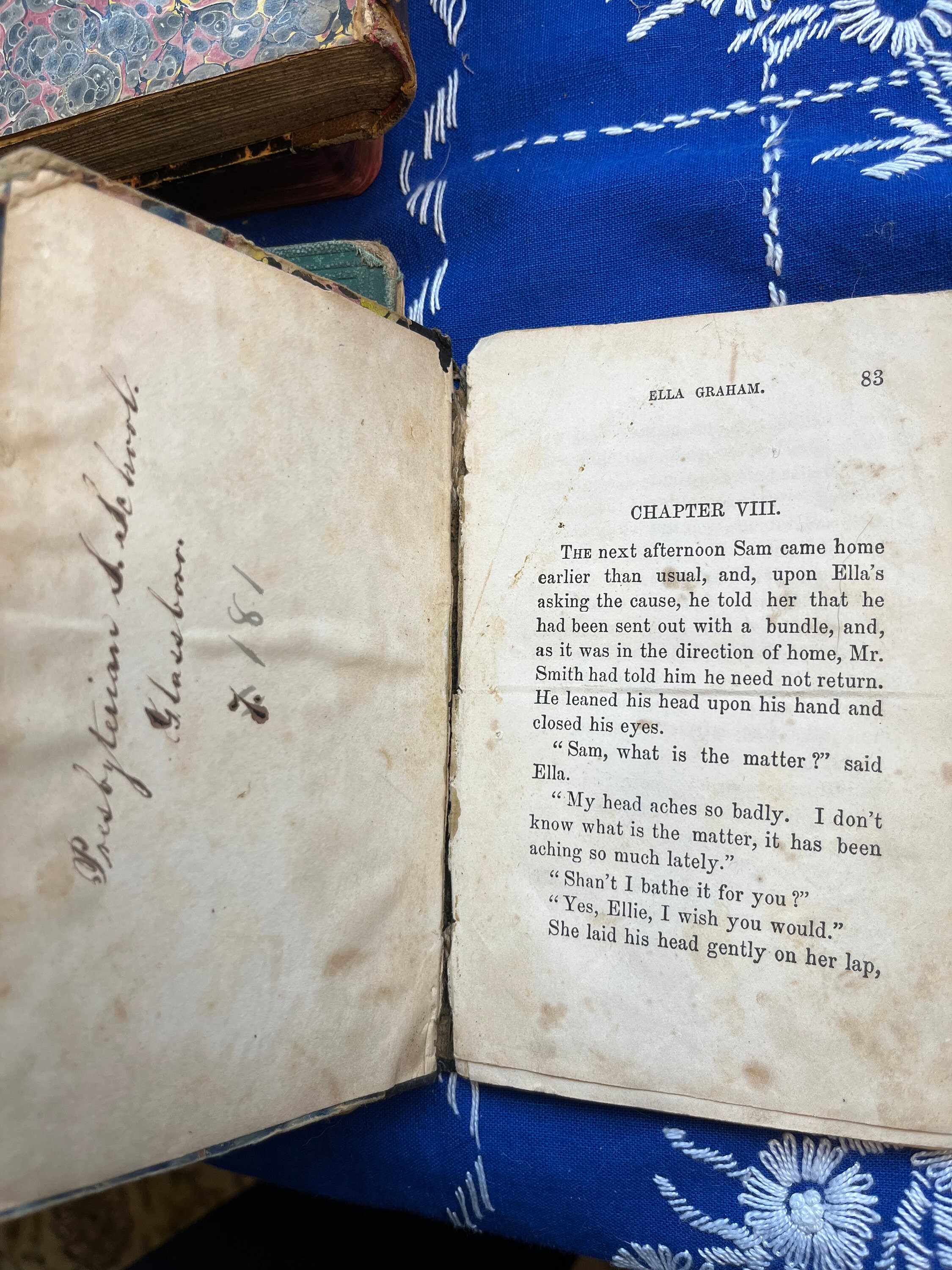 Antique Book Stack Shabby Chic Books Well Loved Books - Etsy