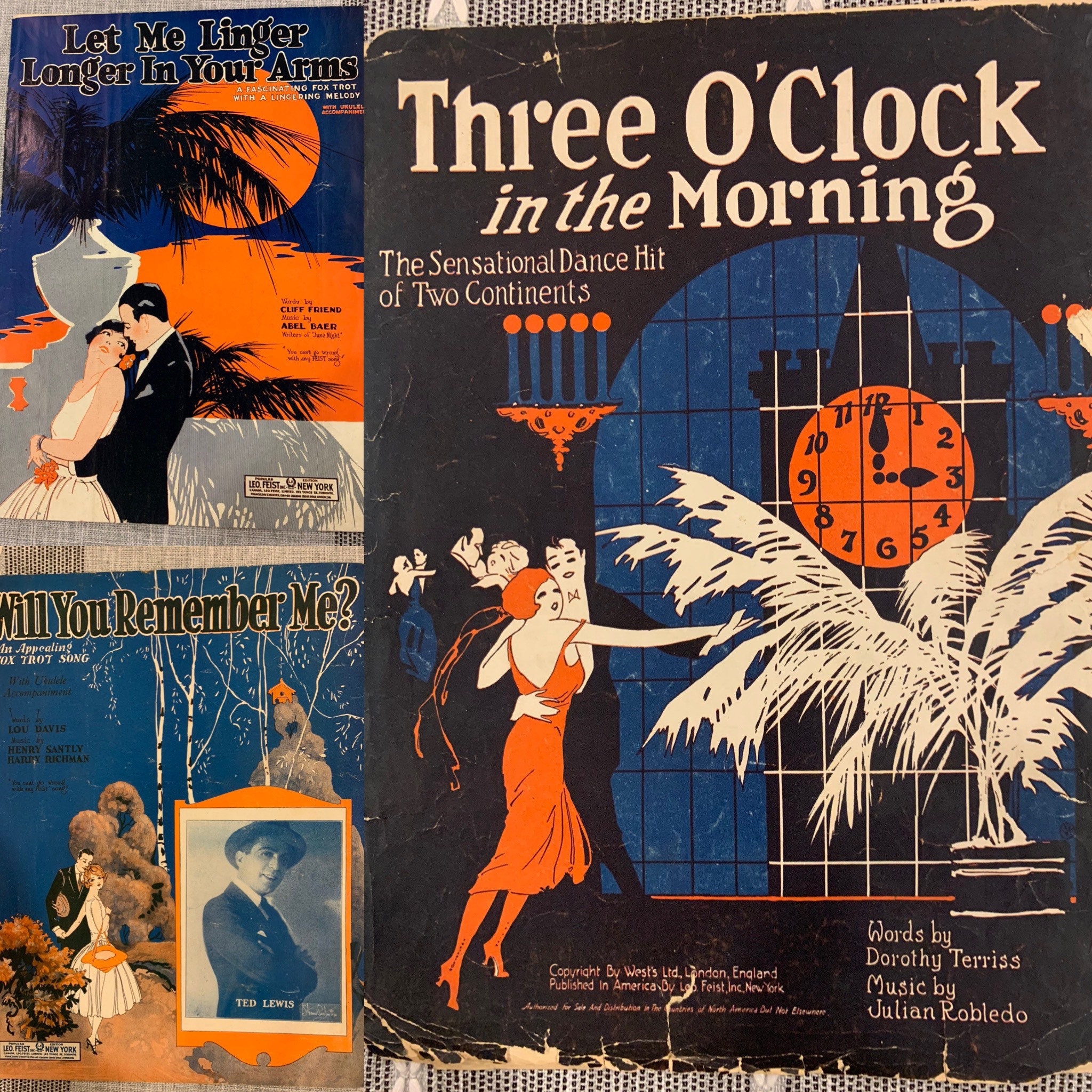 Antique Sheet Music - Curated Sets - Beautiful Sheet Music Covers - Art ...