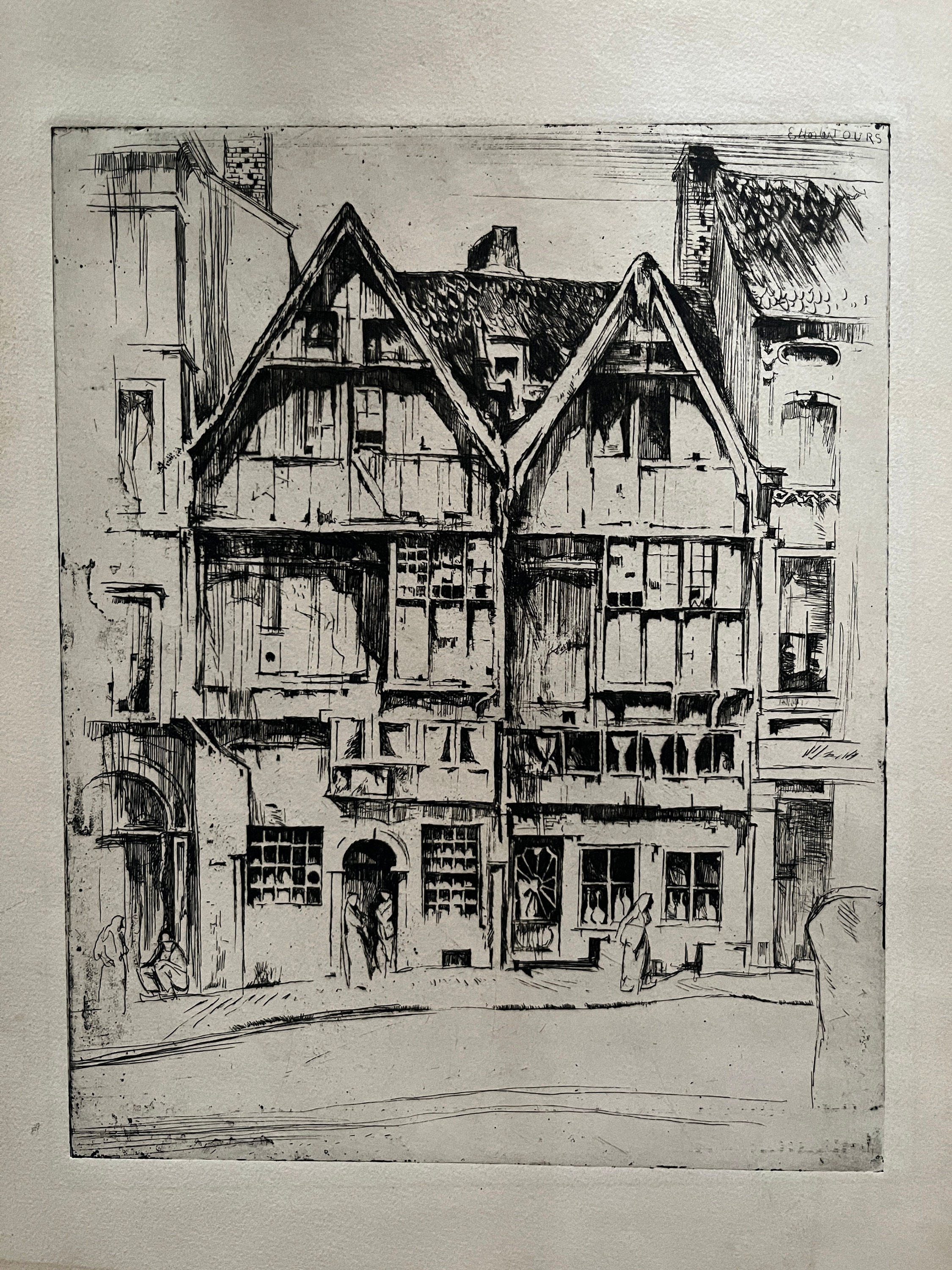 Earl Horter - Tours Etching/engraving - Listed and Notable Artist ...