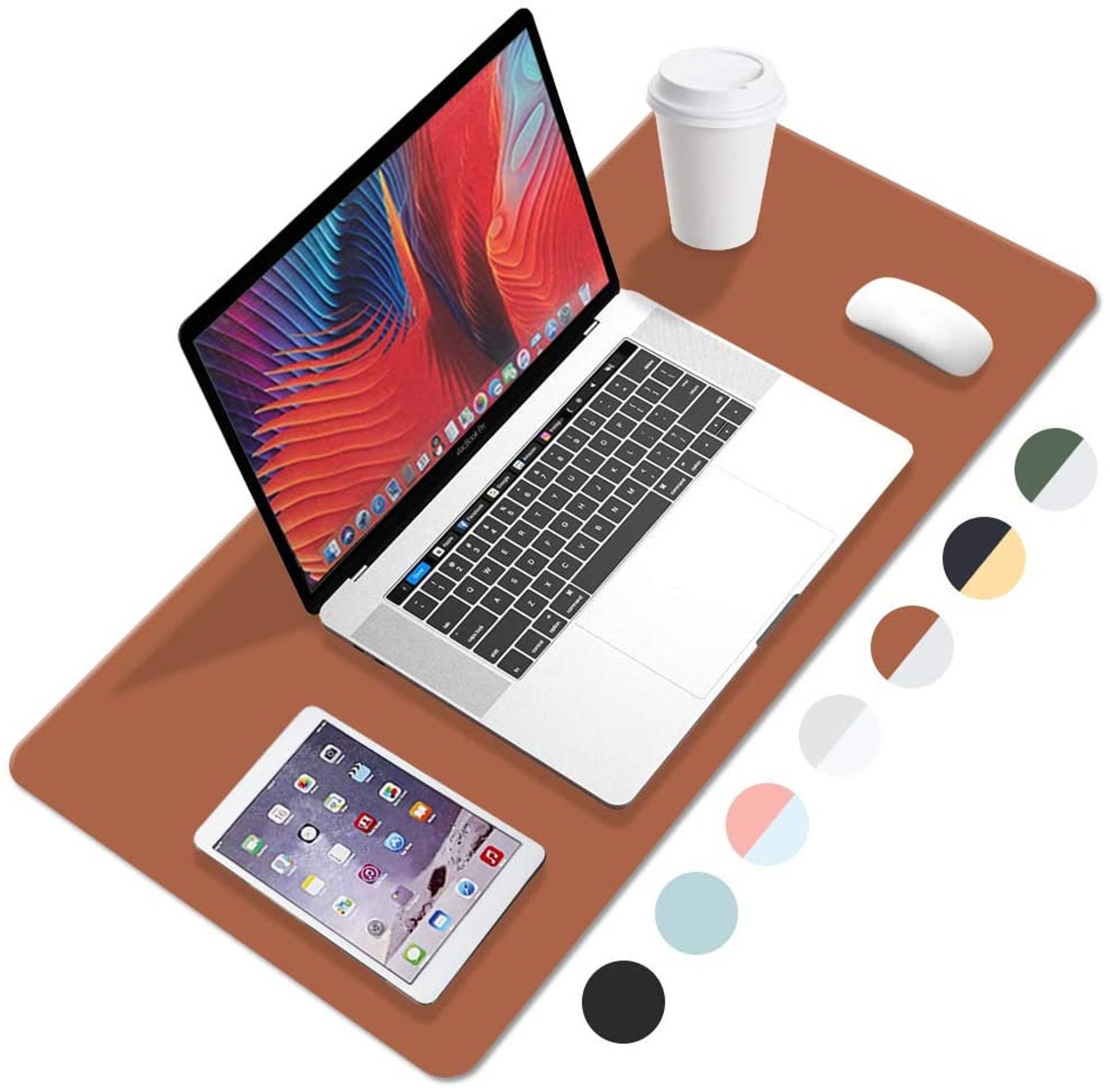 DESK MAT Premium Vegan Leather Dual Sided Non Slip Desk - Etsy UK