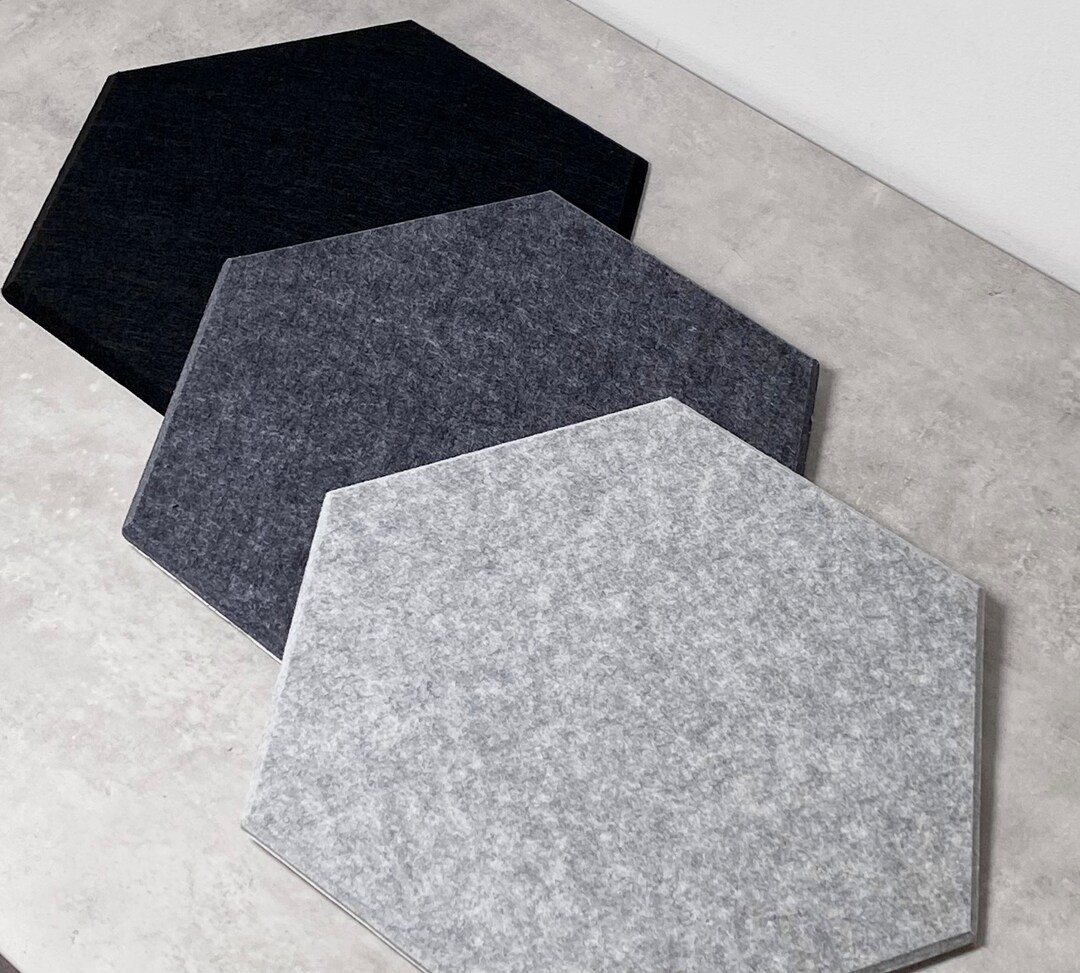 Acoustic Wall Panels | Sound Dampening Geometric Wall Art | Hexagon ...