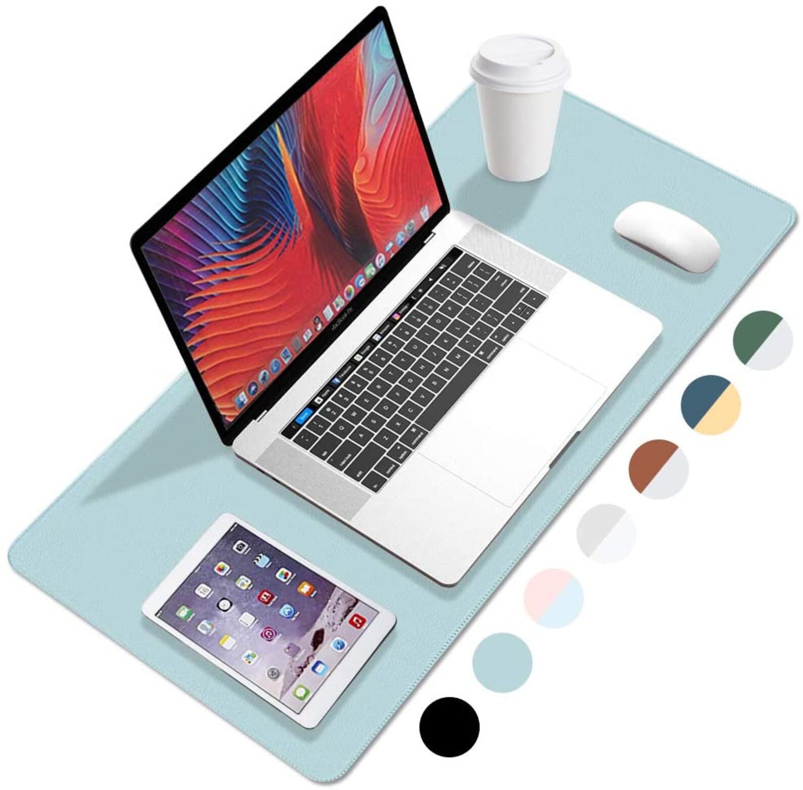 DESK MAT Premium Vegan Leather Dual Sided Non Slip Desk - Etsy UK