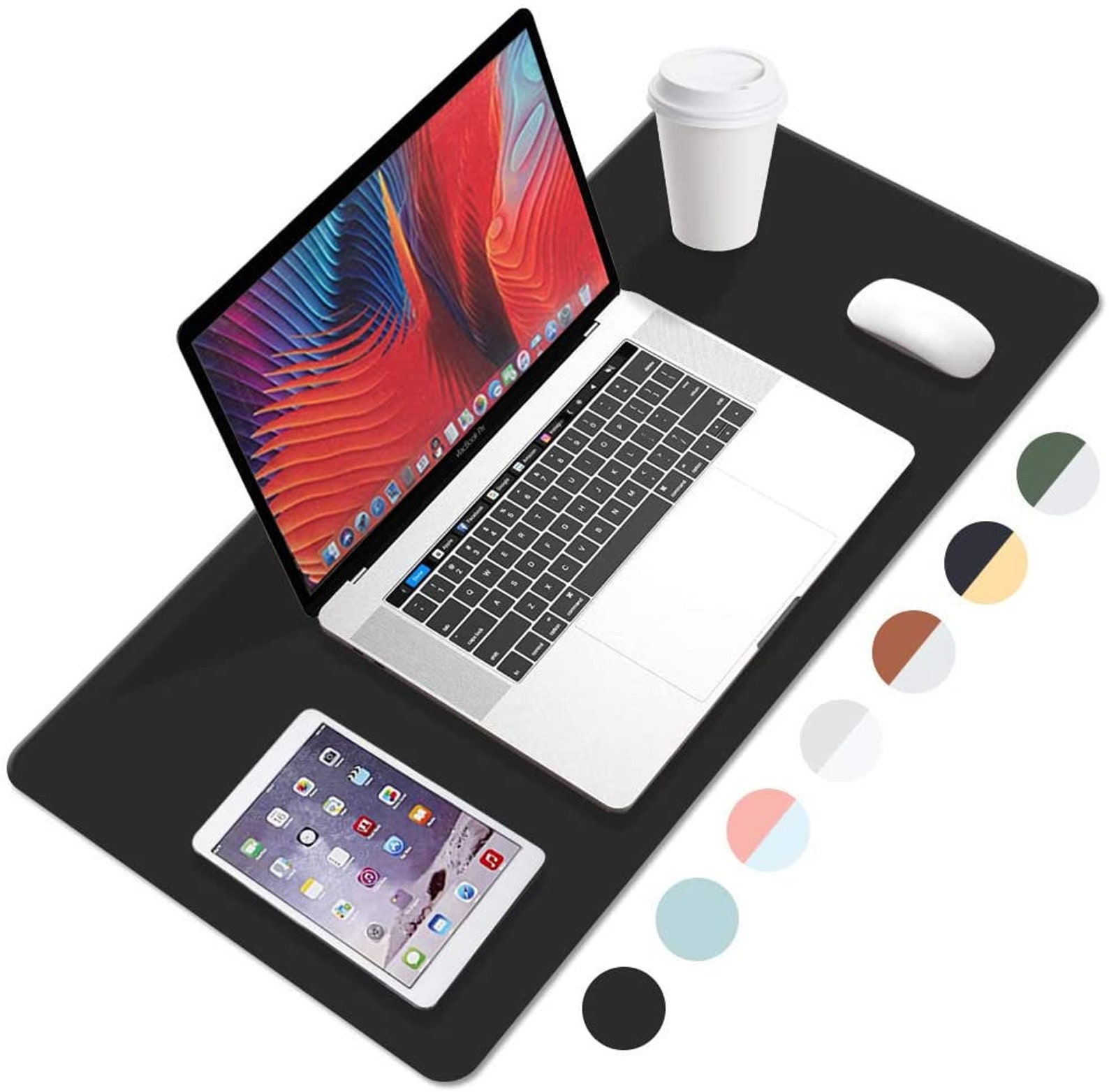 DESK MAT Premium Vegan Leather Dual Sided Non Slip Desk - Etsy UK