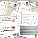 Black Tooth Fairy Kit Includes: Tooth Fairy Letters Certificates Tooth ...