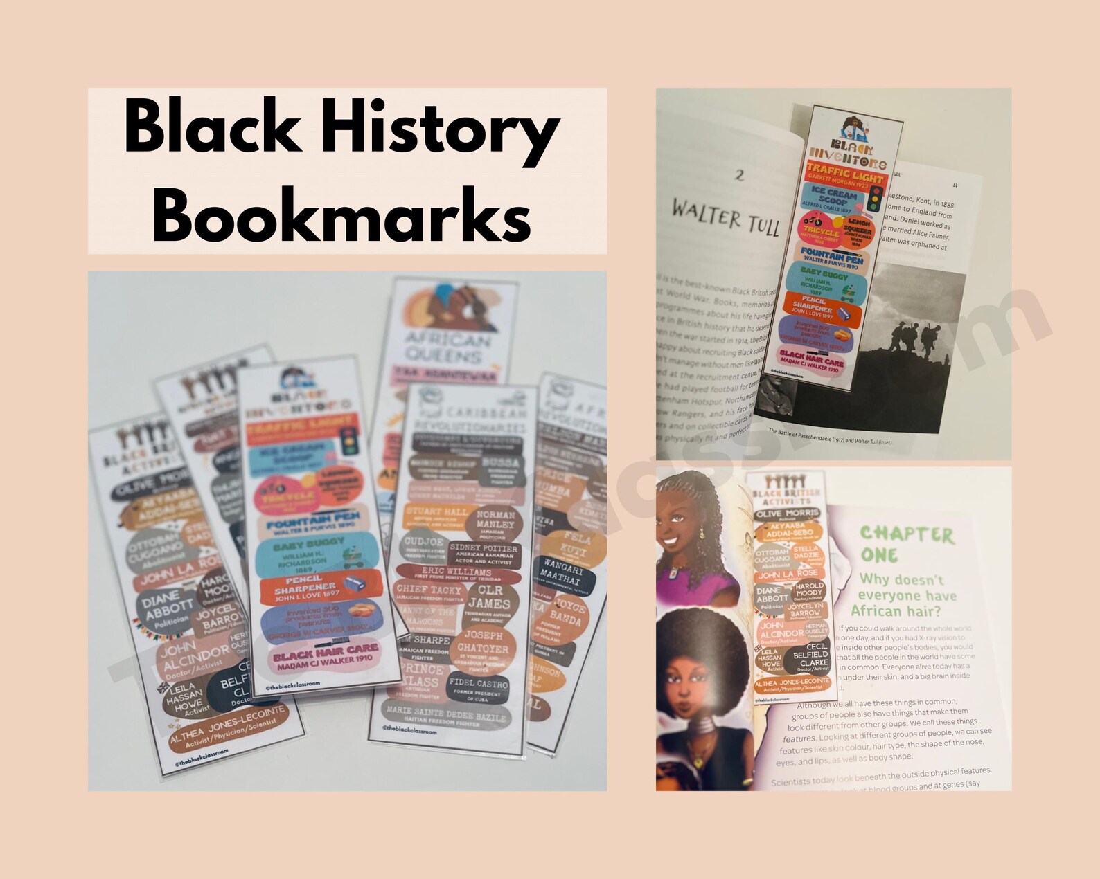 Black History Bookmarks | Printable Download - Etsy