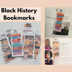 Black History Bookmarks | Printable Download - Etsy