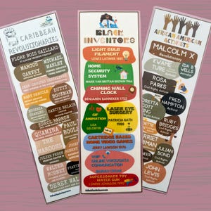 Black History Bookmarks | Printable Download - Etsy