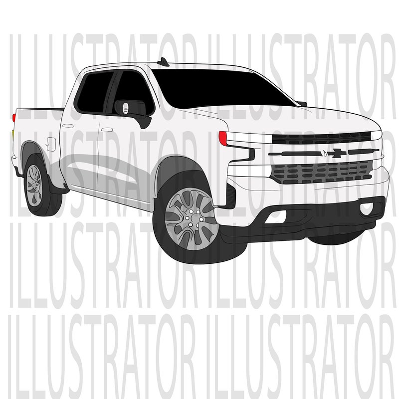 Chevy Silverado Svg - Etsy