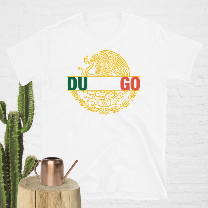 Durango Escudo Nacional Mexicano Playera Short-sleeve Unisex T-shirt - Etsy