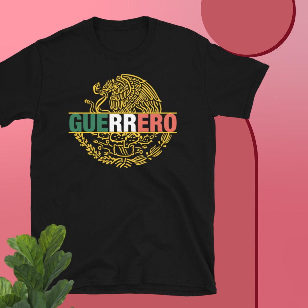 Guerrero Escudo Nacional Mexicano Playera Short-sleeve Unisex T-shirt ...