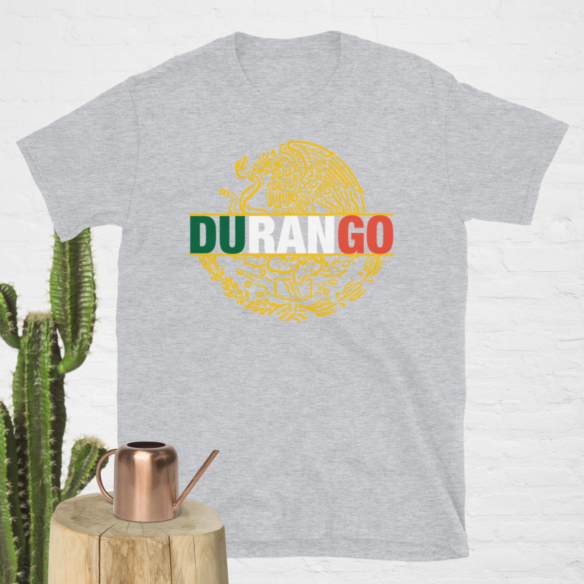 Durango Escudo Nacional Mexicano Playera Short-sleeve Unisex T-shirt - Etsy