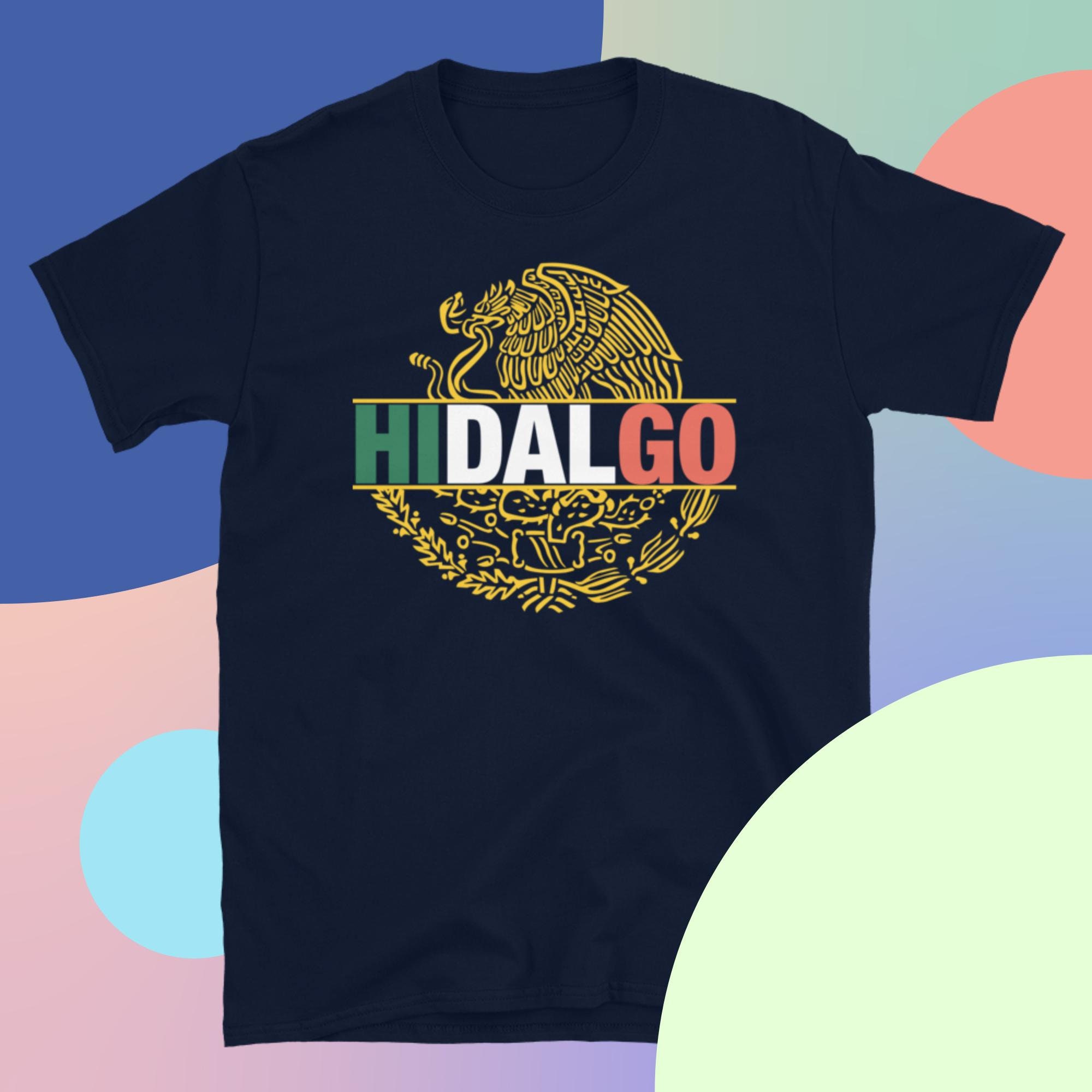 Hidalgo Escudo Nacional Mexicano Playera Short-sleeve Unisex T-shirt - Etsy
