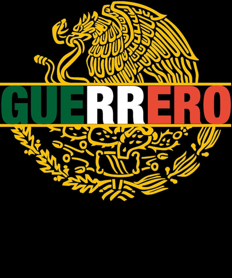 Guerrero PNG File Escudo Nacional De México - Etsy