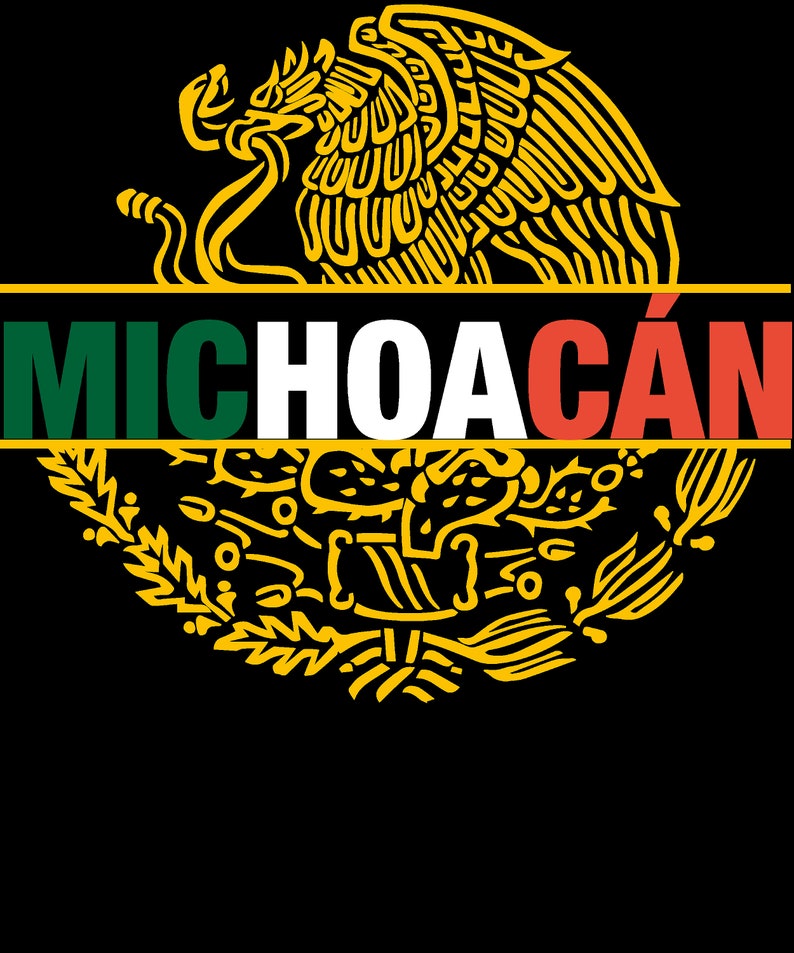 Michoacan PNG FILE Escudo Nacional De México - Etsy