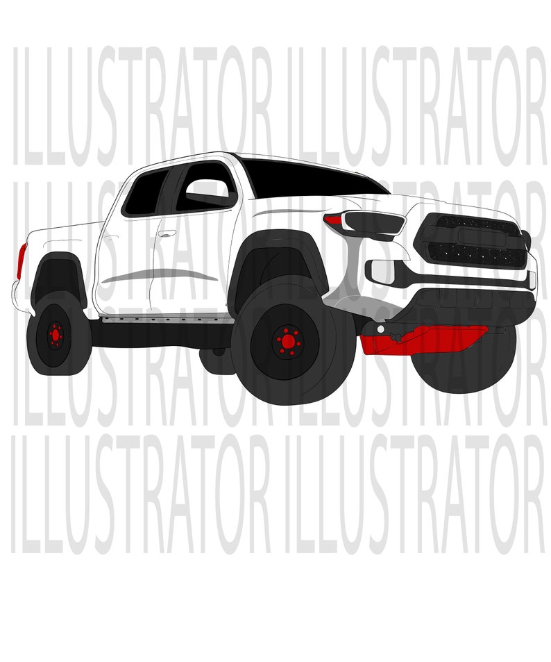 Tacoma 2016-21 Eps Vector File - Etsy