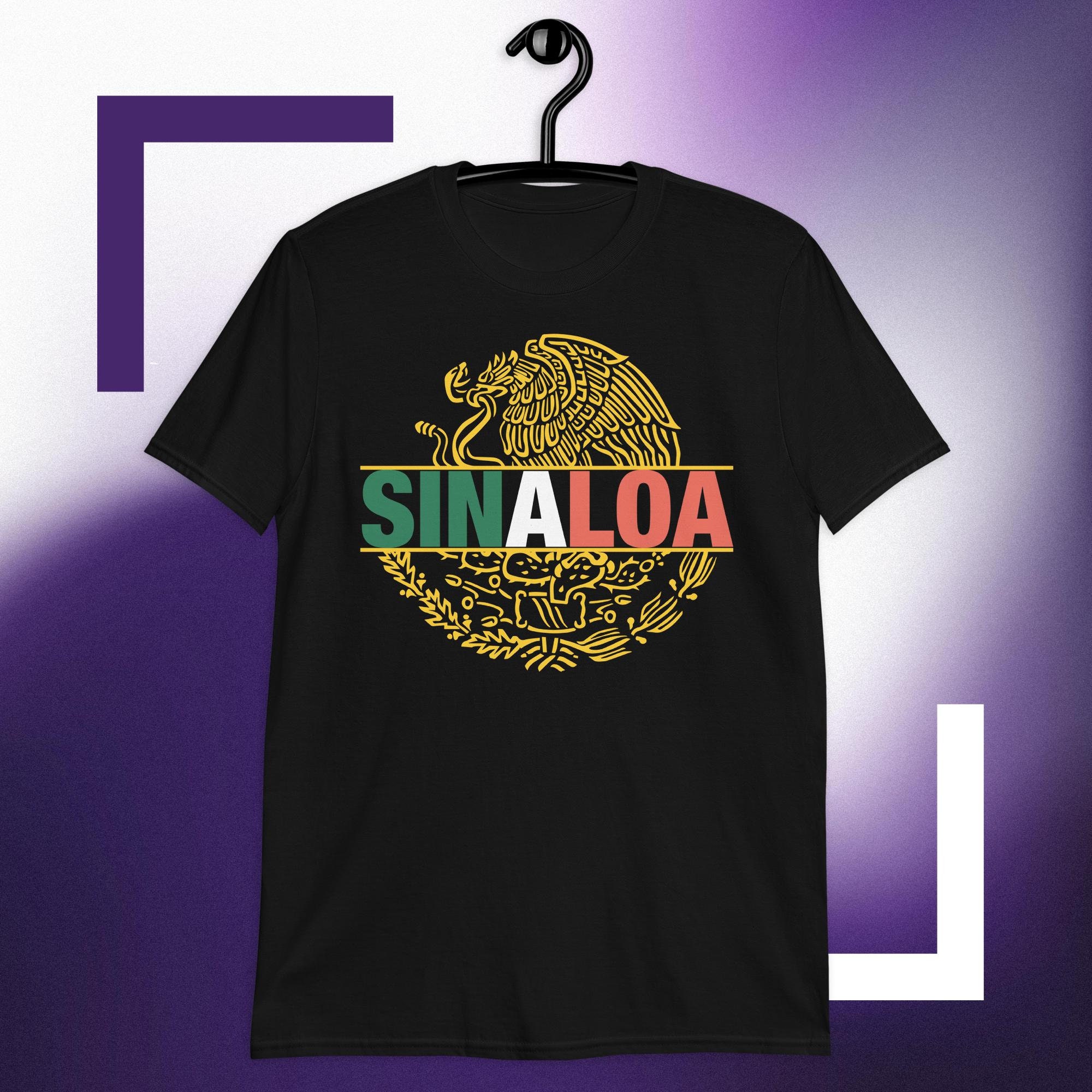 Sinaloa Escudo Nacional Mexicano Playera Short-sleeve Unisex T-shirt - Etsy