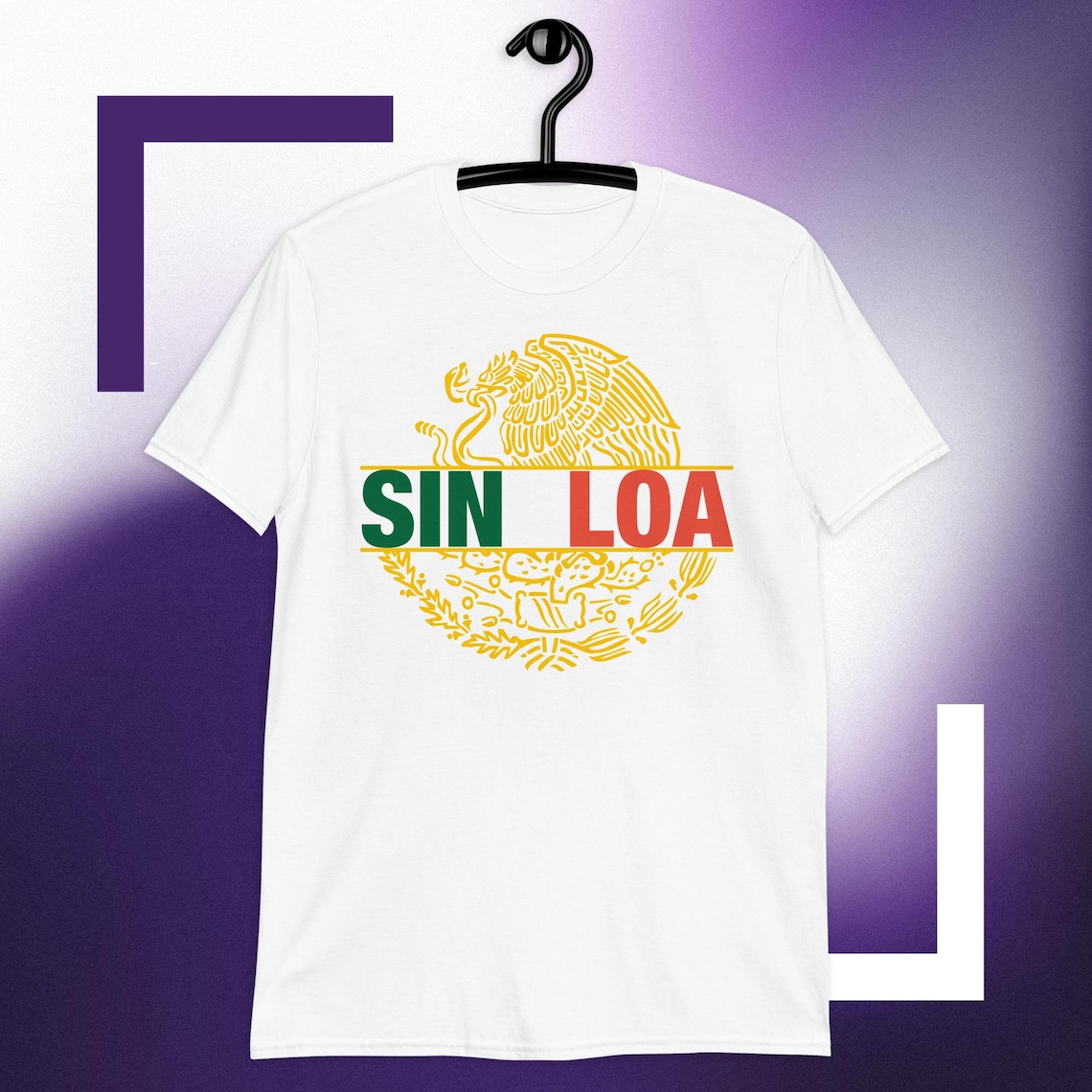 Sinaloa Escudo Nacional Mexicano Playera Short-sleeve Unisex T-shirt - Etsy