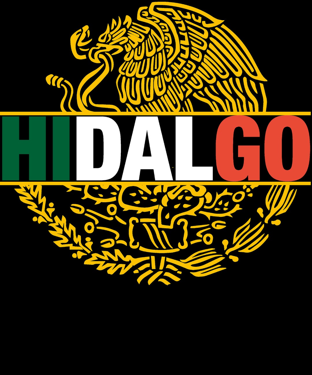 Hidalgo PNG FILE Escudo Nacional De México - Etsy
