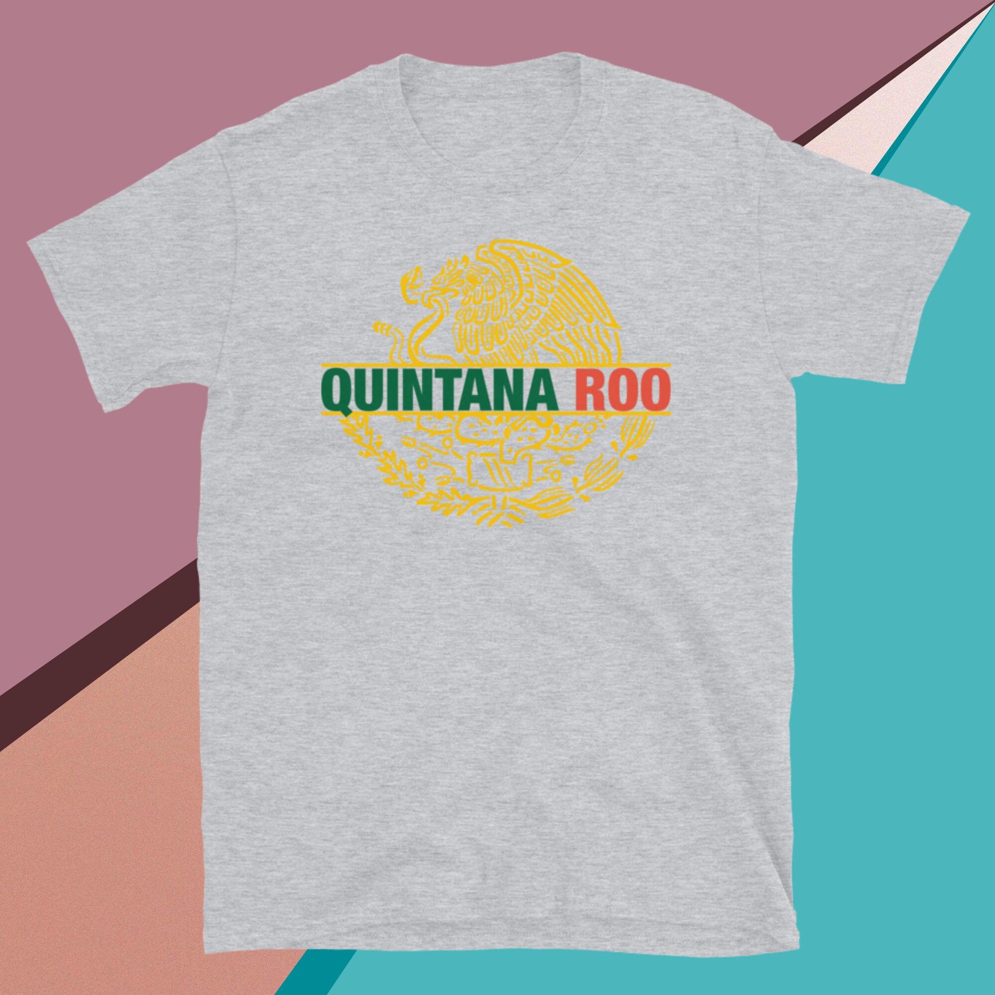 Quintana Roo Escudo Nacional Mexicano Playera Short-sleeve Unisex T ...