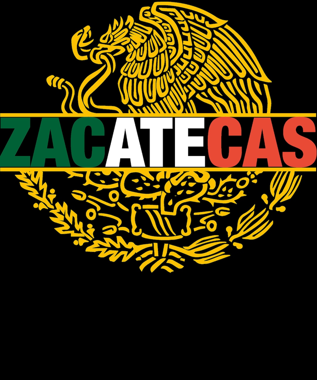 Zacatecas PNG File Escudo Nacional De México - Etsy