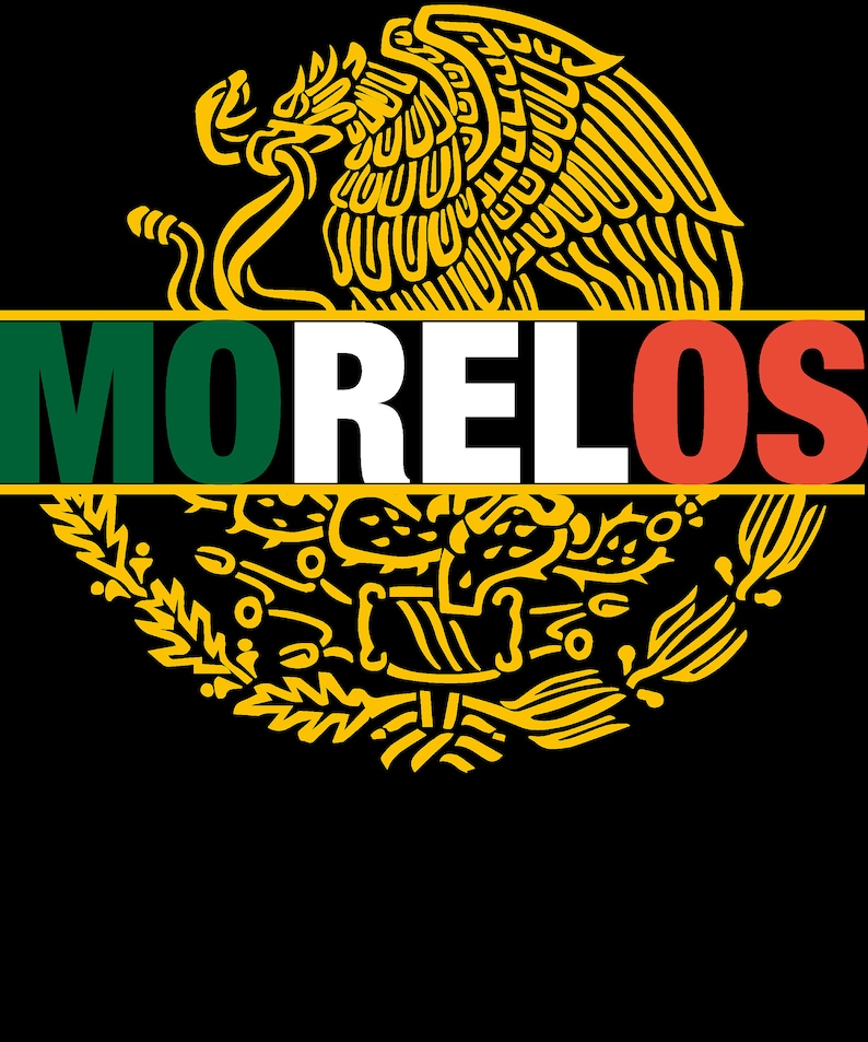 Morelos PNG File Escudo Nacional De México - Etsy