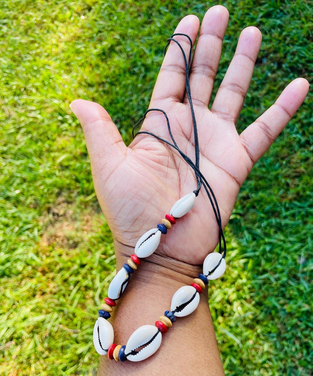 Cowrie Shells Corded Necklace | Beach Necklace | Sea Shells Necklace ...