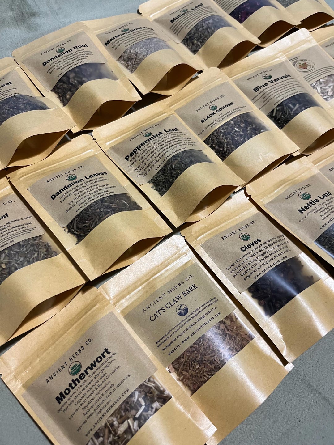 Organic Herbs Starter Pack Assorted YOU CHOOSE USDA Certified | Kosher ...