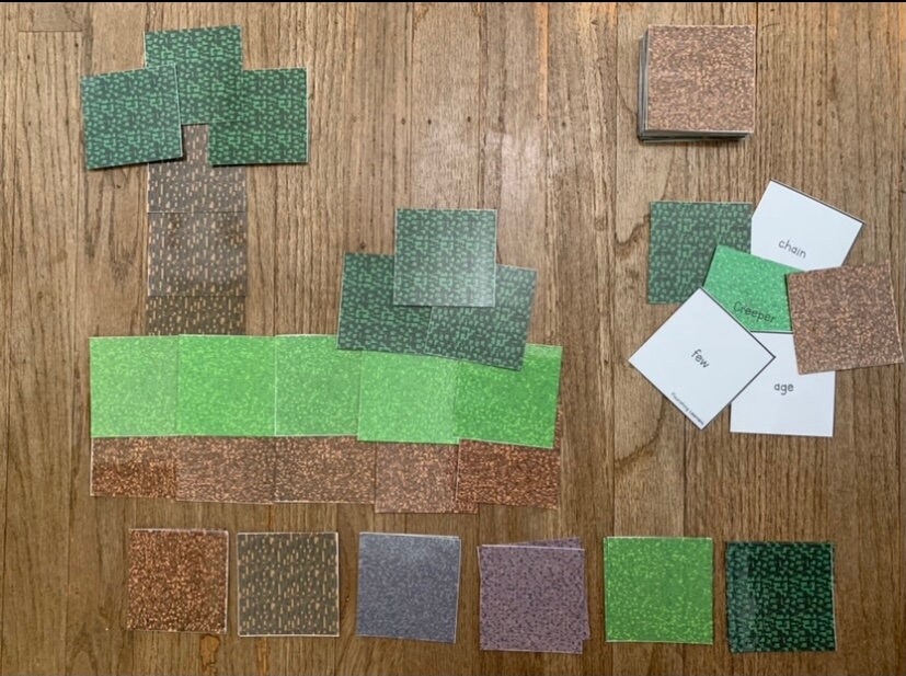 Minecraft Long Vowels Game - Etsy Portugal