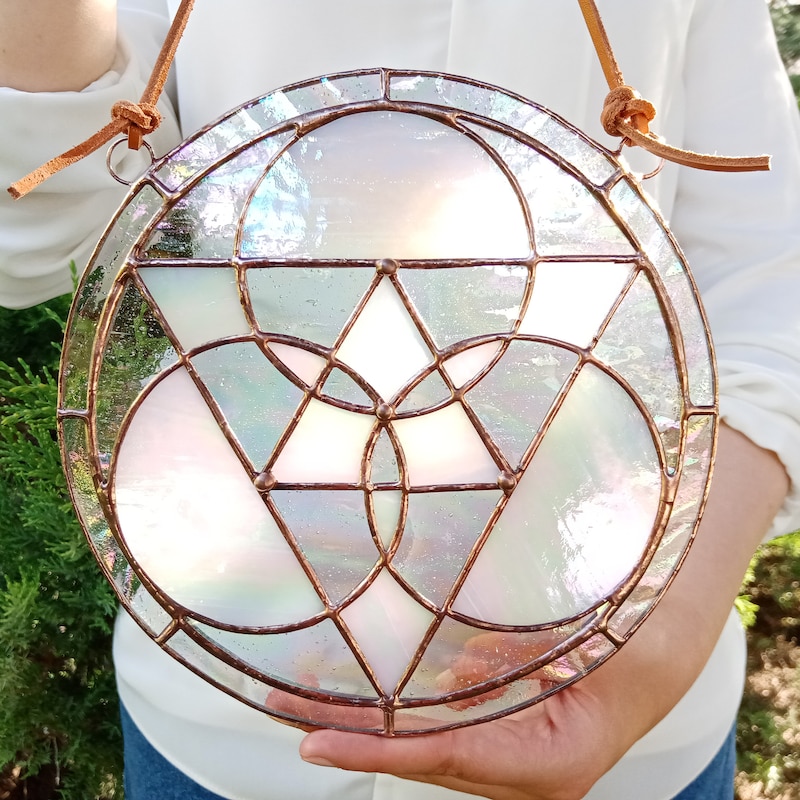 Stained Glass Geometric - Etsy