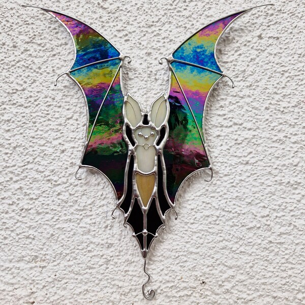 Bat Stained Glass - Etsy