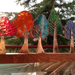 Stained Glass Tree, Everlasting Tree Suncatcher, Trees in 15 Different ...