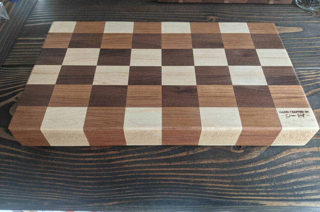 Checkerboard Cutting Board - Etsy