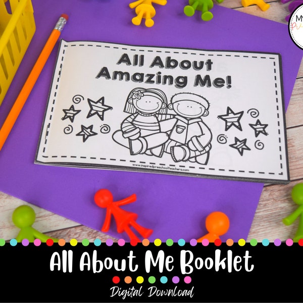 All About Me Booklet Preschool - Etsy