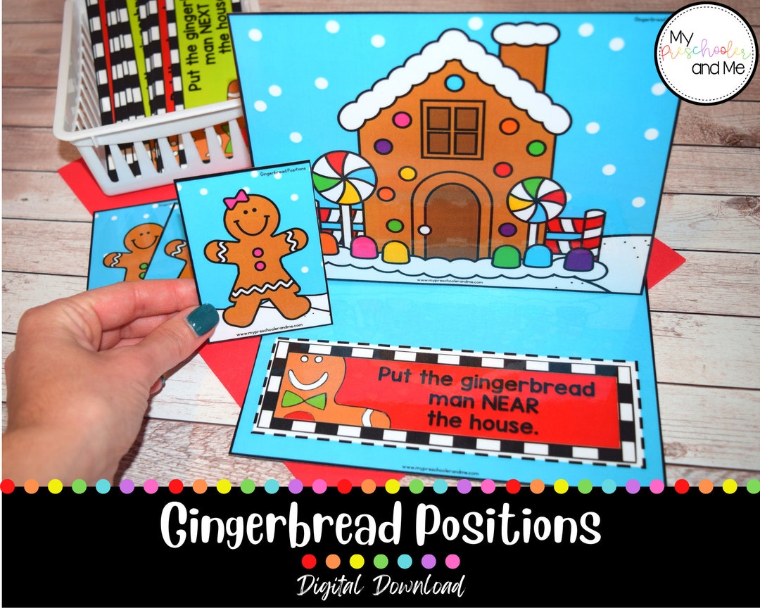 Position Words for Preschoolers | Positional Words | Gingerbread ...
