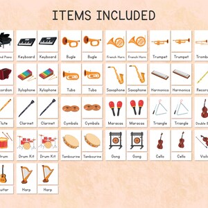 Musical Instruments Flashcards Printable, Music Instruments ...