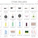 Kitchen Utensils Clipart Bundle, Cooking Clipart Set Png, Kitchen Png ...