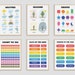 25 Educational Posters Set for Playroom Kids Toddlers - Etsy