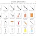 Kitchen Utensils Clipart Bundle, Cooking Clipart Set Png, Kitchen Png ...